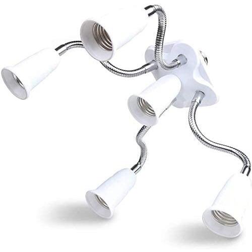 8T8 7電球分割ソケット、省エネランプE26ベース、標準LED用アダプターコンバーターE26 E27電球、強 : 白山SHOP - 通販 - Yahoo!ショッピング