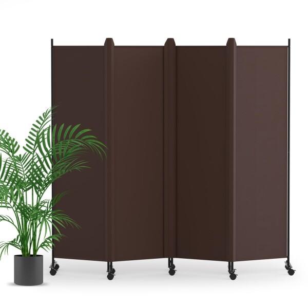 KELIXU パーテーション 間仕切り 4連 自立式 カバーストリップ付き 衝立 キャスター付き 高さ1.78m× : 白山SHOP - 通販 - Yahoo!ショッピング