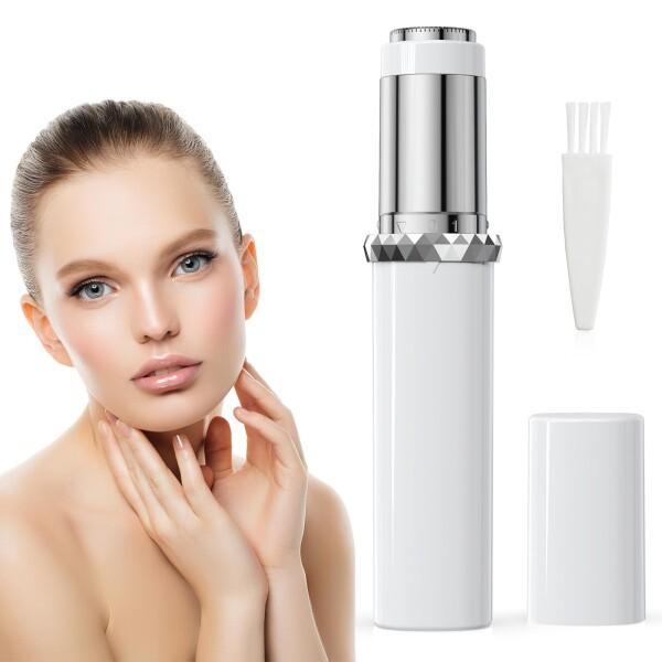 レディース シェーバー 女性 電動 替刃付 防水 産毛 顔 剃り電池式 日本語説明書(白) K01 : 白山SHOP - 通販 - Yahoo!ショッピング