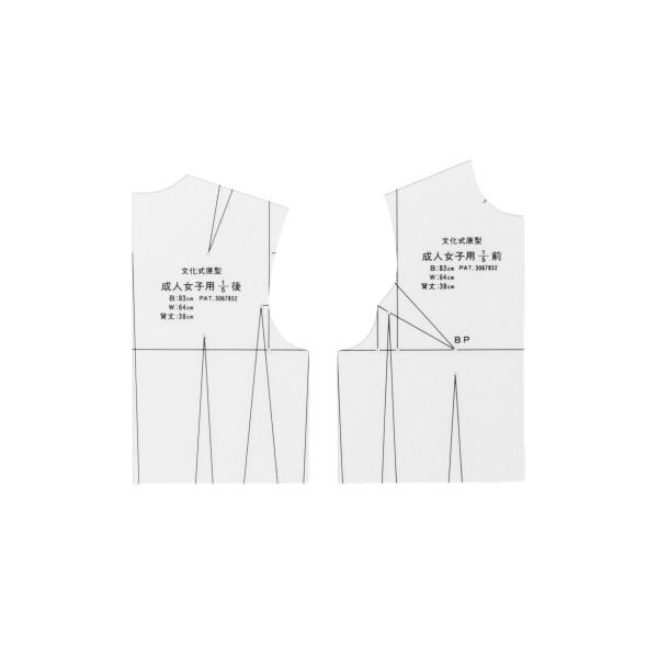 BUNKA(文化学園) 文化式原型 (成人女子用1／5)テンプレート : 白山SHOP - 通販 - Yahoo!ショッピング