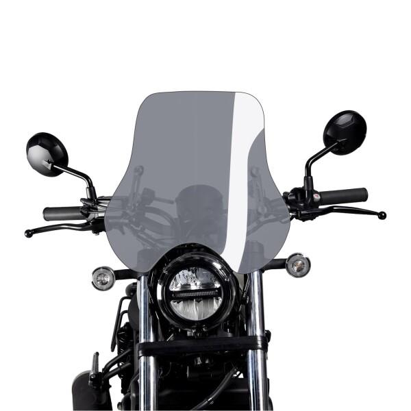 Entrotechホンダ rebel レブル250 500 1100 ELIMINATOR/SE CL300 CB650R ウインドスクリーン ...