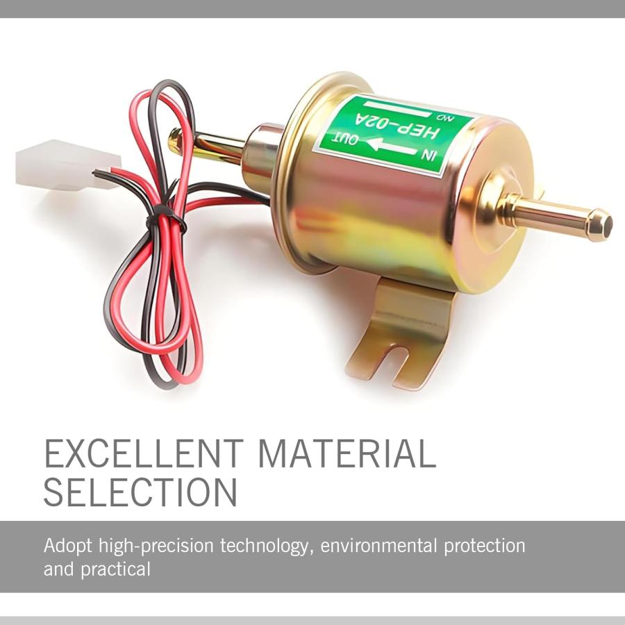 1 PC Auto 3 Psi-5 Psi Fuel Pump, 5.66" x 3.42" 12V Low Pressure Piston Heavy Duty Fuel Supply ...