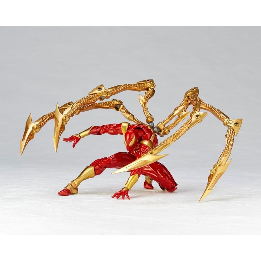 Kaiyodo Revoltech Amazing Yamaguchi Iron Spider Total Height Kaiyodo Revoltech Amazing Yamaguchi Iron Spider Total Height
