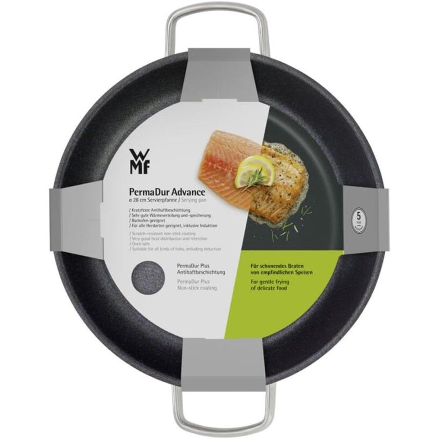 WMF Permadur Advance サービング/フライパン 28 cm IH ステンレス鋼パン Cromargan ステンレス鋼コーテ : d-7rmz5lb9 : HALプロショップ2 ...