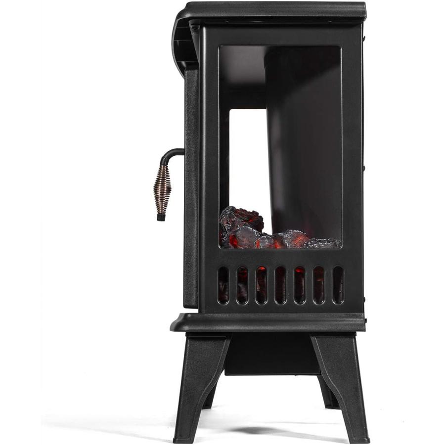 Barton 1500W Electric Fireplace Stove Heater Infrared Quartz 3D-Flame ...