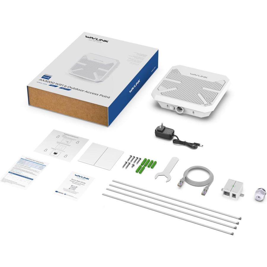 WAVLINK AX3000 Outdoor WiFi 6 Extender, Long Range WiFi Repeater/Access ...