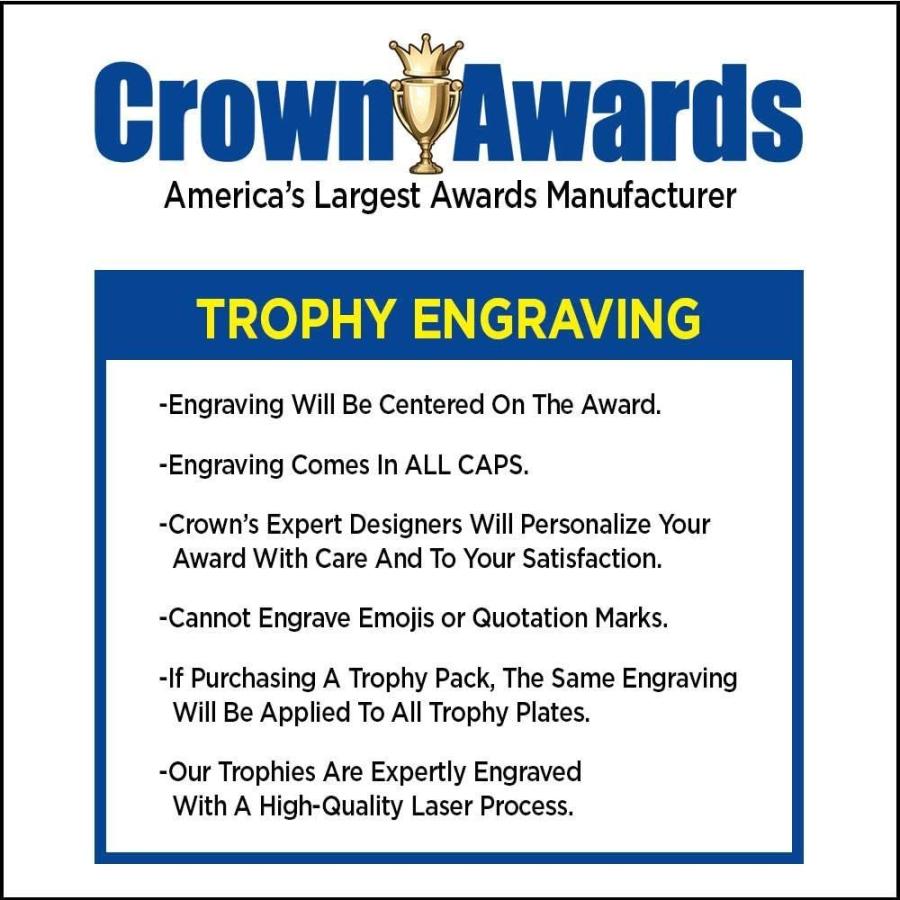 Crown Awards Truck Trophies with Custom Engraving 6inch Personalized ...