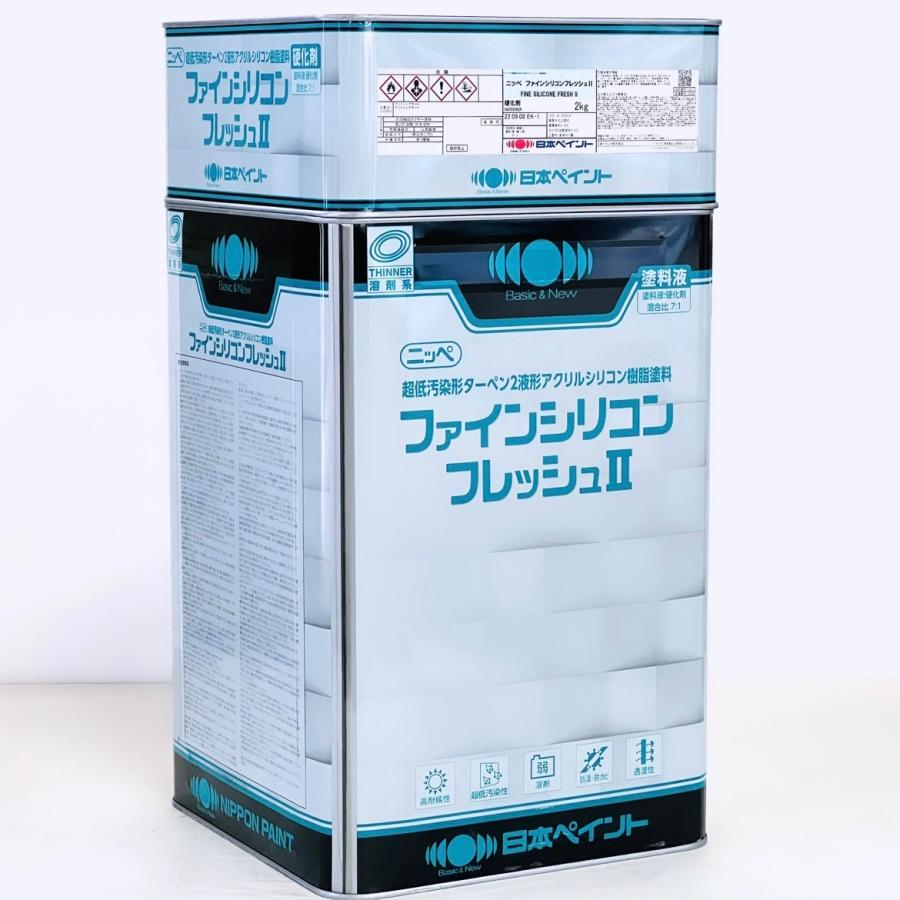 ファインシリコンフレッシュ2 つや有 淡彩色・ND標準色 16kgセット 日本ペイント : np0105 : Halu-Color - 通販 - Yahoo!ショッピング
