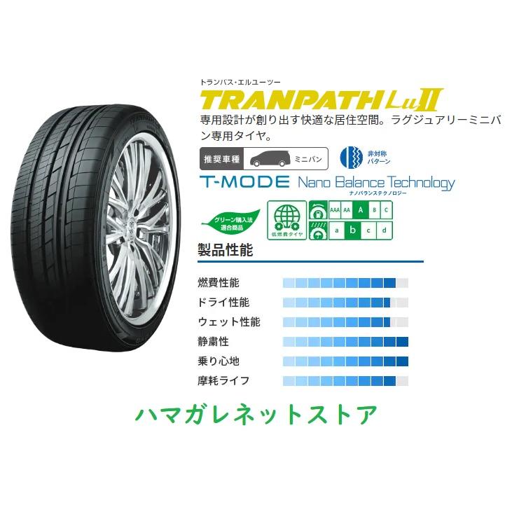 TRANPATH サマータイヤ TOYO TRANPATH Lu2 トーヨー トランパス エルユーツー 245／45R19 102W 2本セット : ハマガレネットストア - 通販 ...