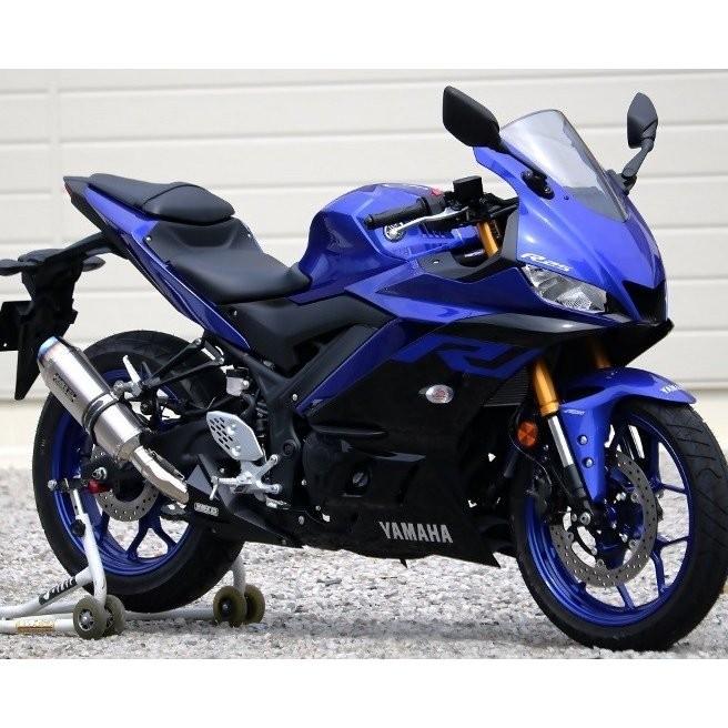 YZF-R25（2BK-RG43J） SS-OVALソリッドタイプ スリップオンマフラー 政府認証 WR'S（ダブルアールズ） : バイク メンテ館2号店 - 通販 - Yahoo!ショッピング