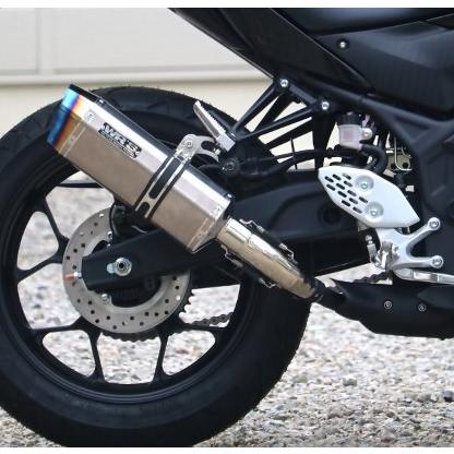 SS-OVALサイレンサー ソリッドチタン仕様 WR'S（ダブルアールズ） YZF-R25（8BK-RG74J） : バイク メンテ館2号店 - 通販 - Yahoo!ショッピング