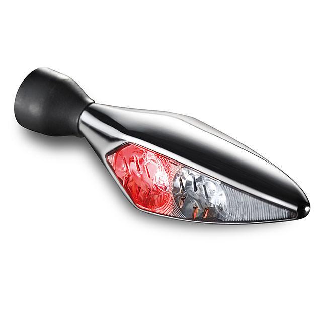 micro Rhombus DF / マイクロ ローンバス DF 左後 本体：クローム Kellermann（ケラーマン） :000073-K58-KM146-150:バイク メンテ館2号店 ...