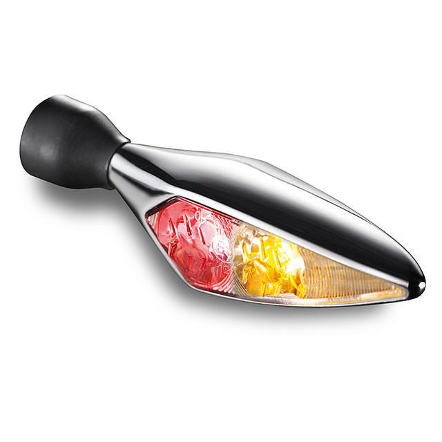 micro Rhombus DF / マイクロ ローンバス 左後 本体：クローム Kellermann（ケラーマン） : バイク メンテ館2号店 - 通販 - Yahoo!ショッピング