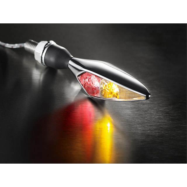 micro Rhombus DF / マイクロ ローンバス 左後 本体：クローム Kellermann（ケラーマン） : バイク メンテ館2号店 - 通販 - Yahoo!ショッピング