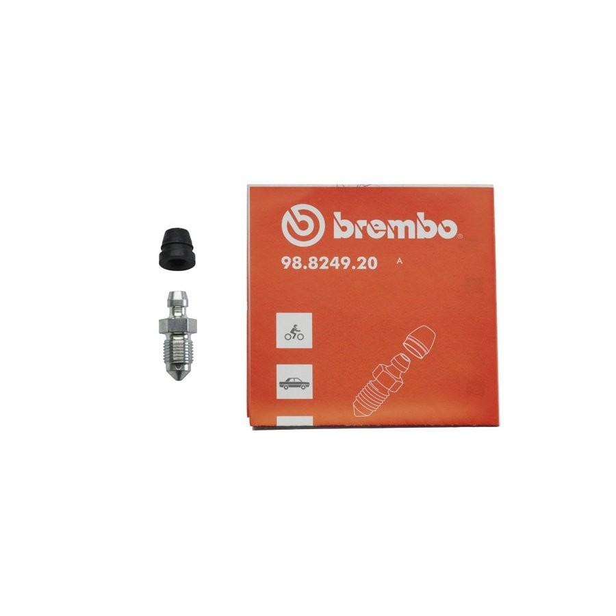 105.3387.10 エアヌキブリード キャップ付 2PキャリパーΦ32/Φ34（新カニ）用 BREMBO（ブレンボ） : バイク メンテ館2号店 - 通販 - Yahoo!ショッピング