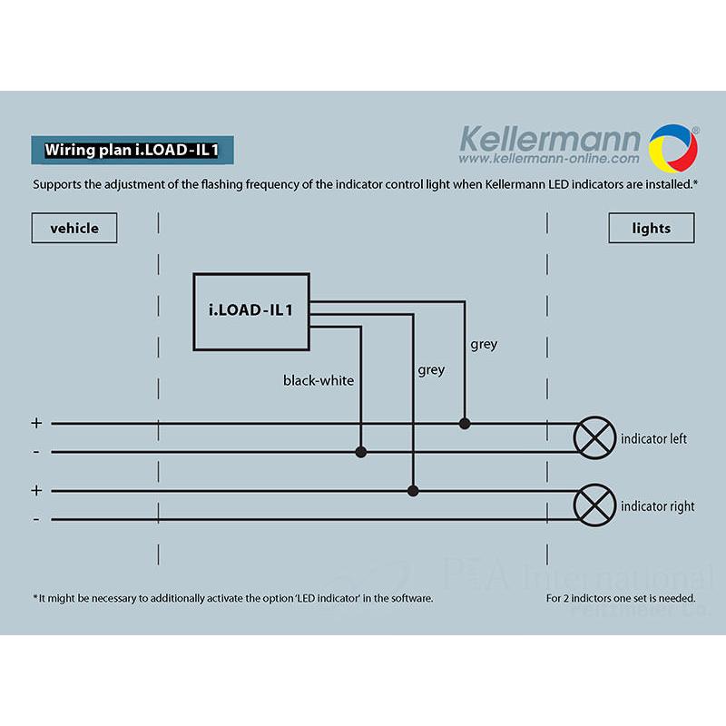 ウインカー交換時CANBUS搭載LEDウインカー仕様（フロント/リア）用レジスター i.LOAD - IL 1 Kellermann（ケラーマン） : バイク メンテ館 - 通販 ...
