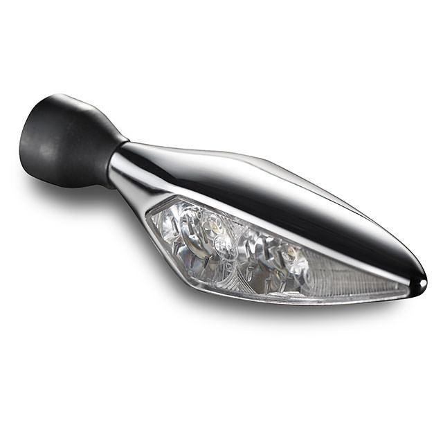 micro Rhombus DF / マイクロ ローンバス 左後 本体：クローム Kellermann（ケラーマン） : バイク メンテ館 - 通販 - Yahoo!ショッピング