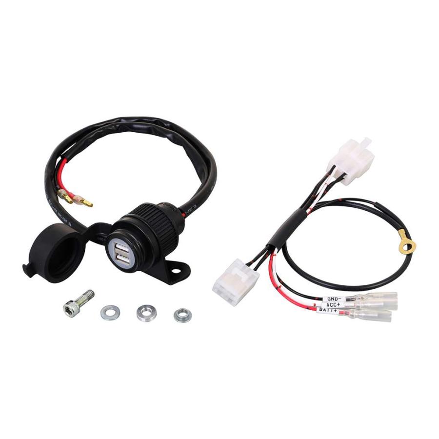 クロスカブ110（JA45/JA60/JA10） USB電源キット 2ポートタイプ KITACO（キタコ） :000120-K13-80-757-11530:バイク メンテ館 - 通販 ...