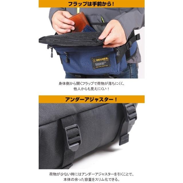 DEGNER NB-179 ヒップバッグ ブラック DEGNER（デグナー） : バイク メンテ館 - 通販 - Yahoo!ショッピング