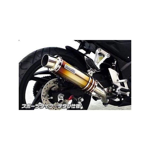 CB250F（14年〜） スリップオンマフラー スポーツタイプ チタン仕様 ウイルズウィン（WirusWin） : バイク メンテ館 - 通販 - Yahoo!ショッピング