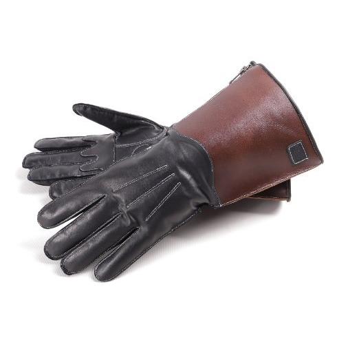 DEGNER WG-36 ガントレットレザーグローブ ブラック/ブラウン Mサイズ DEGNER（デグナー） : バイク メンテ館 - 通販 - Yahoo!ショッピング