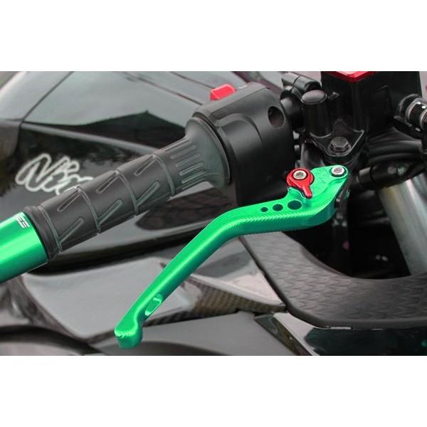 GSR600 '06〜'11 アジャストレバーセット 3D レバー：グリーン SSK SPEEDRA（スピードラ） : バイク メンテ館 - 通販 - Yahoo!ショッピング