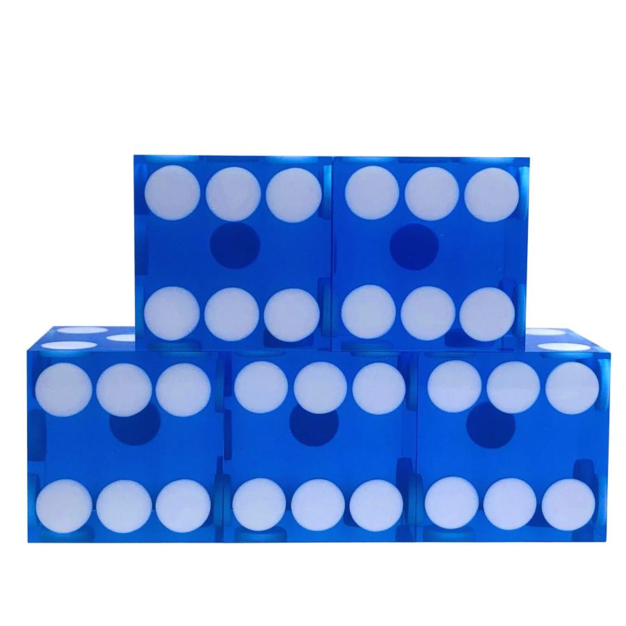 カジノダイス 19mm 5個セット アクリル製 パーフェクトダイス 透明 サイコロ : HAMMARS - 通販 - Yahoo!ショッピング