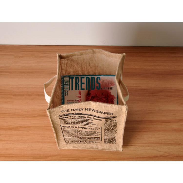 レトロ風ストッカー マガジンラック 麻 ジュート ナチュラル おしゃれ収納 カバー ゴミ箱 新聞紙 :ha044:HAMMARS - 通販 - Yahoo!ショッピング