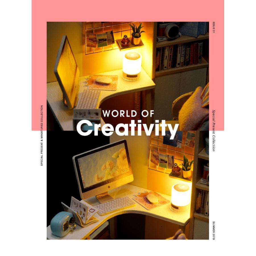 ドールハウス 製作キット 手作りキット クラフトセット ミニチュア 書斎 パソコンデスク 小部屋 かわいい : HAMMARS - 通販 - Yahoo!ショッピング