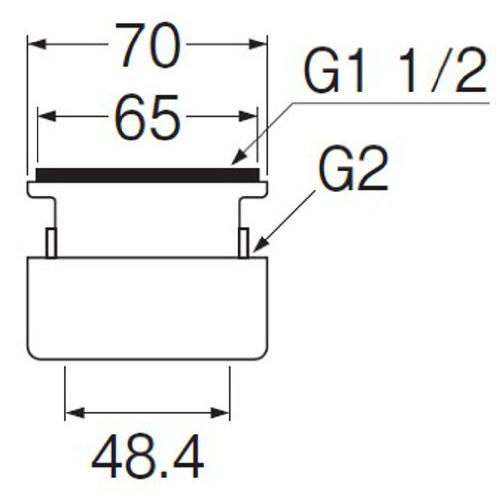 SANEI 流し用アダプター 排水栓とパイプを接続 BL排水栓ネジに適合 PH62-820 : Hana-Hana - 通販 - Yahoo!ショッピング