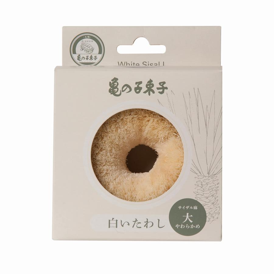 亀の子束子西尾商店 白いたわし サイザル麻(大) : Hana-Hana - 通販 - Yahoo!ショッピング