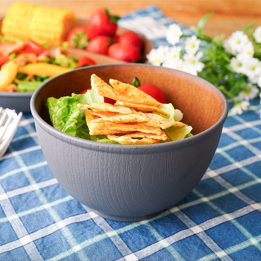 正和（キッチン） isso ecco(イッソ エッコ) 木目調 ボウル M 12.5cm グレー (お取り寄せ品）ABS樹脂 // 日本製 アウトドア食器 : Primitive陶舎花花 ...