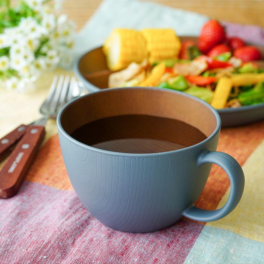 正和（キッチン） isso ecco(イッソ エッコ) 木目調 カップ 450ml グレー ABS樹脂 // 日本製 アウトドア食器 : Primitive陶舎花花 Yahoo!店 - 通販 ...