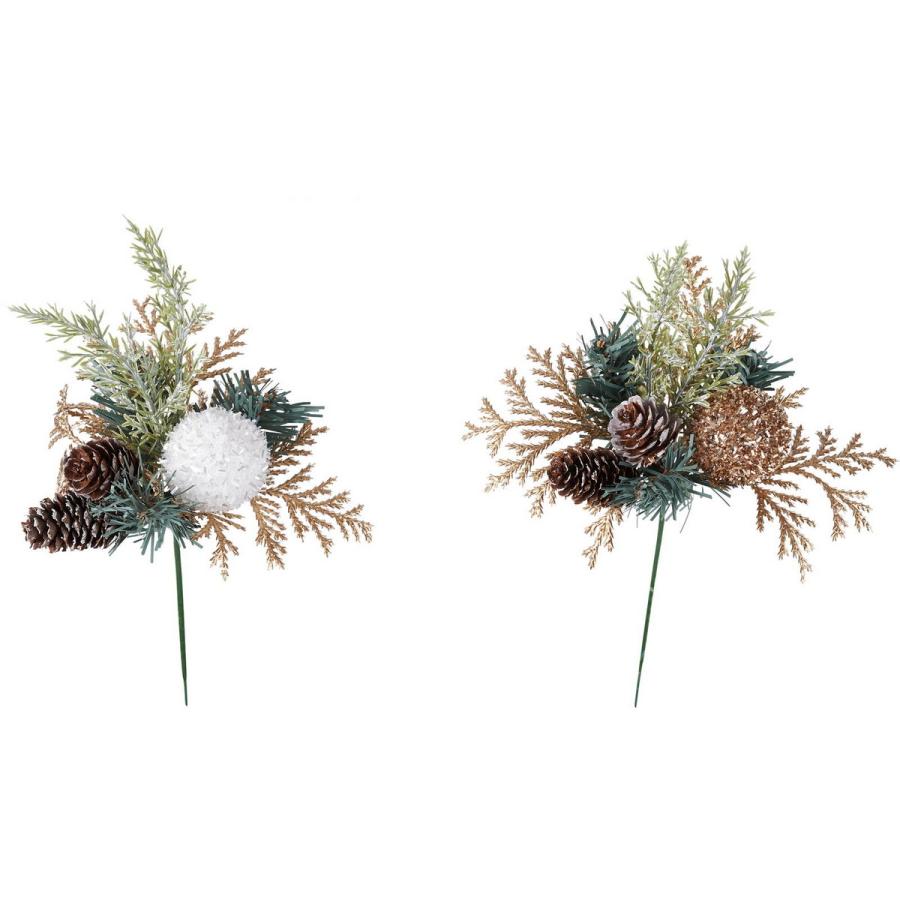 造花 YDM グリッタ−ボ−ルコ−ンピック2AST 2種類のいずれか1つ。お選びいただけません。 CVD-156 造花葉物、フェイクグリーン モミ、ジュニパー : はなどんやアソシエ - 通販 ...