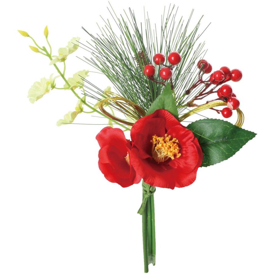 造花 YDM ツバキミックスバンチ レッド FS-5405-R 造花 花材「た行」 ツバキ 椿 : 030-58872 : はなどんやアソシエ - 通販 - Yahoo!ショッピング