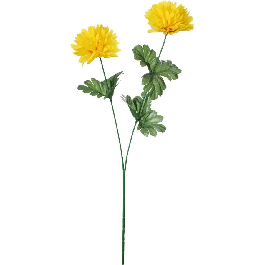 造花 YDM ボールマム×2 イエロー FF-3041Y 造花 花材「か行」 キク 菊 ピンポンマム : 030-59558 : はなどんやアソシエ - 通販 - Yahoo!ショッピング