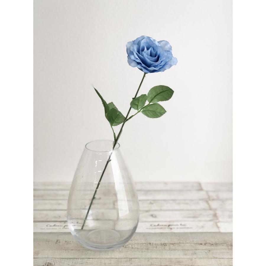 造花 YDM シングルローズ ブルー FF-3078BLU 花材「は行」 バラ : はなどんやアソシエ - 通販 - Yahoo!ショッピング