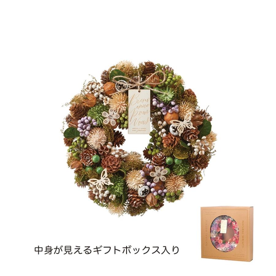 ドライ GREENHOUSE ナチュラルリース M 森の小道 5183-B フラワーリース 花リース完成品 ドライフラワーリース : はなどんやアソシエ - 通販 - Yahoo!ショッピング