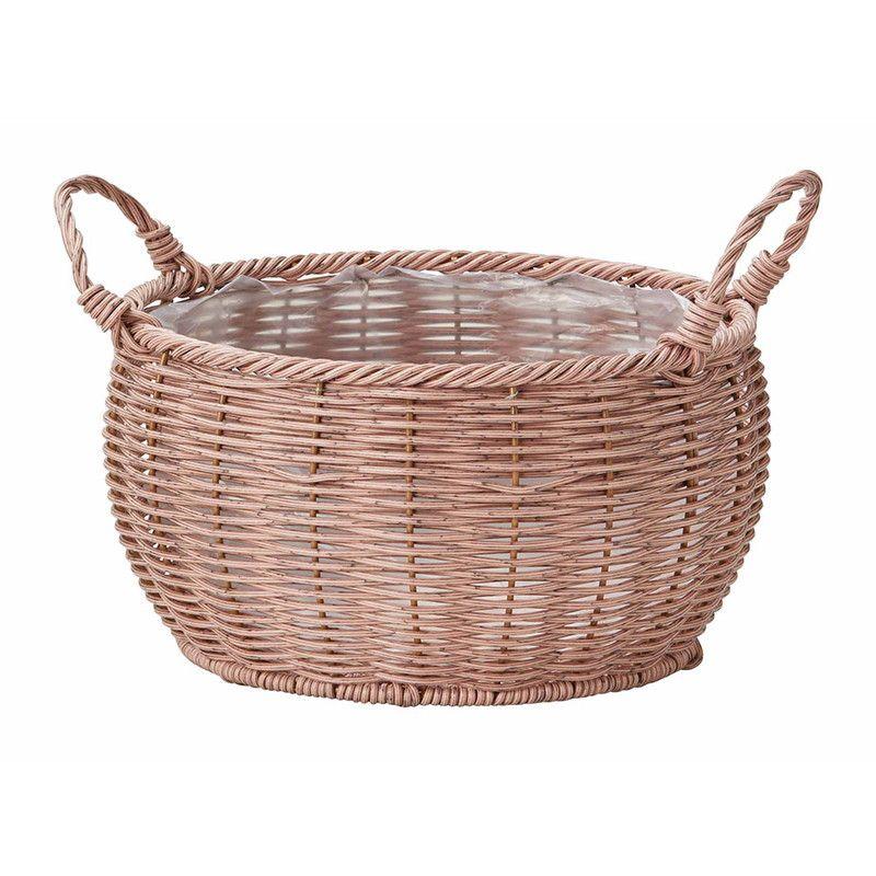 友膳 ガンセトラウンドMP KM642 かご バスケット フェイク素材バスケット : はなどんやアソシエ - 通販 - Yahoo!ショッピング