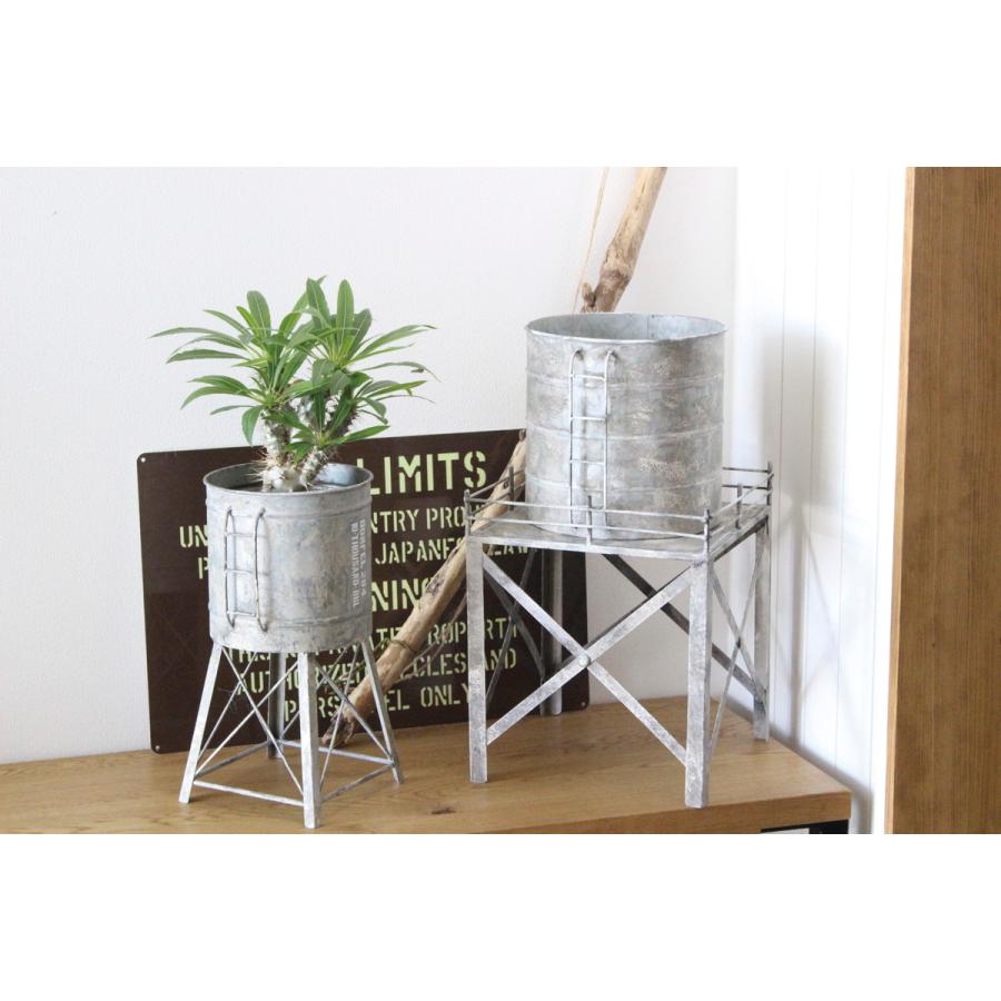 日限定07 村田屋産業 プラントタンクスタンドL 7156 園芸用品 植木鉢 フラワーポット アイアン ブリキ鉢 : 081-03567 : はなどんやアソシエ - 通販 - Yahoo!ショッピング