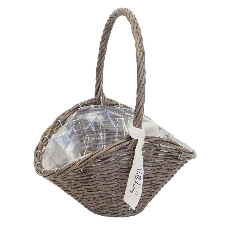 日限定07 村田屋産業 PPラタンバスケット山型SGray 3205 かご バスケット フェイク素材バスケット : 081-04718 ...