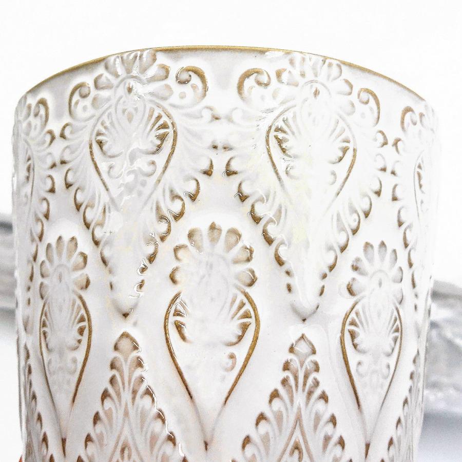 CARNAC グラシエ01-S ホワイト SD44 園芸用品 植木鉢 フラワーポット 陶器 セラミック鉢 : はなどんやアソシエ - 通販 - Yahoo!ショッピング