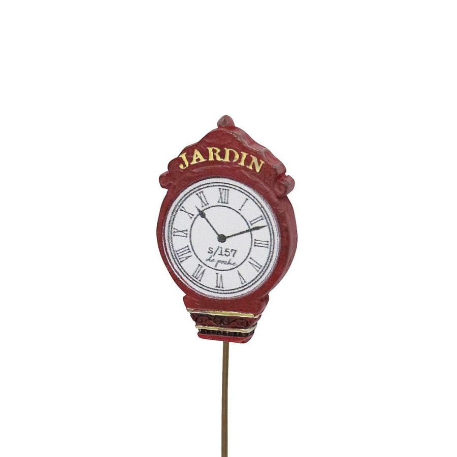 CARNAC アンティークピッククロックRD レッド WGP020RD 4本 園芸用品 ガーデニング雑貨 オーナメント ガーデンピック : はなどんやアソシエ - 通販 - Yahoo!ショッピング