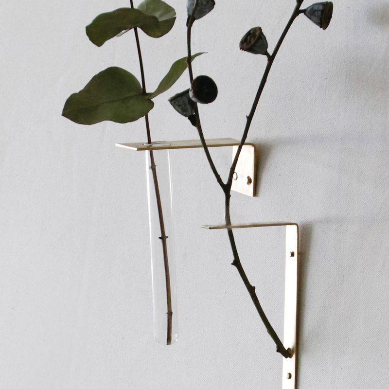 日限定07 志成販売 BRASS ウォールフラワーベース L 303928 花器 花瓶 壁掛け : はなどんやアソシエ - 通販 ...