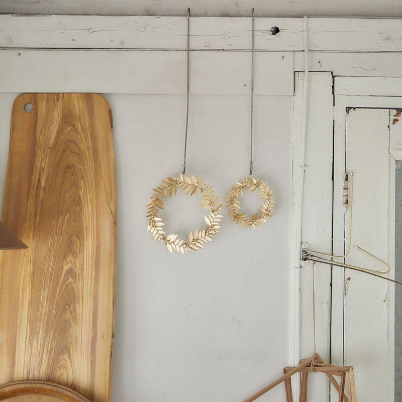 日限定07 HornPlease ブリキ ワイヤーリース ブラット S 423463 フラワーリース 花リース完成品 クリスマスリース ...