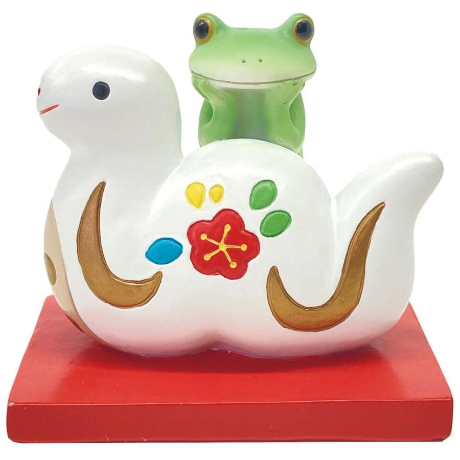 日限定07 drawerplus Copeau コポー ミドルサイズ 正月 ヘビとカエル 74309 店内装飾 冬のディスプレイ お正月 ...