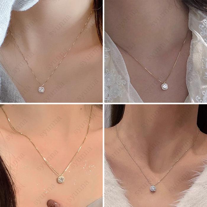 ネックレス レディース 40代 (a57#) 日本国内当日発送 一粒 ダイヤ ネックレス 上品 アクセサリー シルバー925 ジルコン 可愛い ジュエリー :a57:hanae19 - 通販 ...