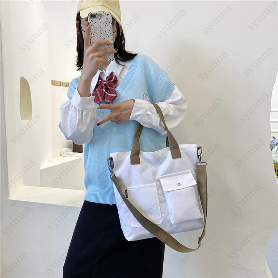 2way トートバッグ レディース (ba8a-8#) 日本国内当日発送 訳あり商品 ショルダーバッグ メンズ 斜めがけ 軽量 ショルダー 通勤 通学 大きめ : hanae19 - 通販 ...