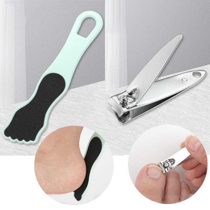 br154#かかとケア 日本国内当日発送 10点セット 角質除去 かかと ヤスリ 足裏 フットケア 爪切り 足爪 軽石 甘皮処理 ビューティー ...