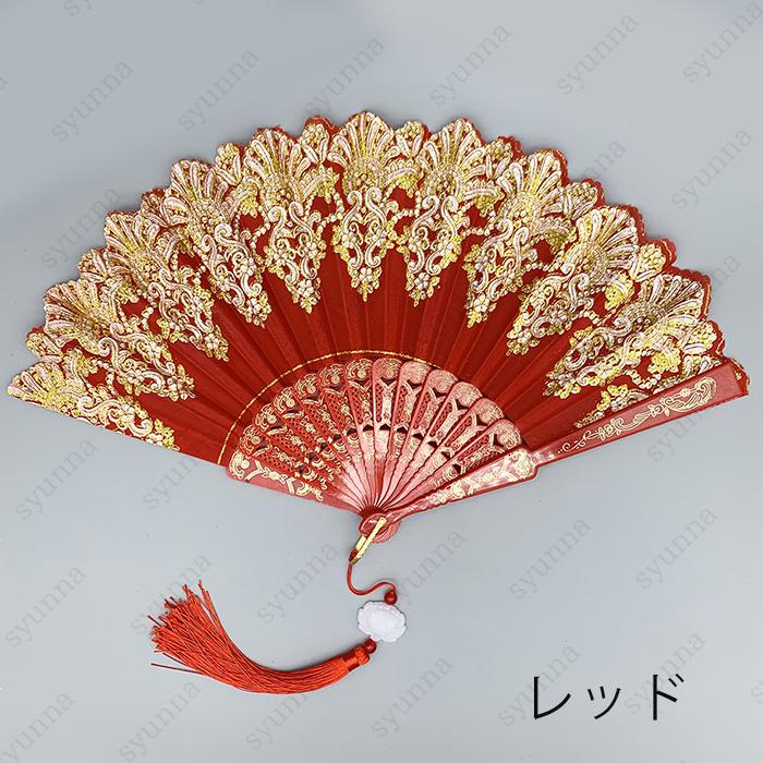 扇子 レディース (z143#) 日本国内当日発送 9color ハンドファン 折りたたみ 涼しい レース 刺繍 和装小物 女性用 夏物 おしゃれ 軽い プレゼント ギフト 上品 ...